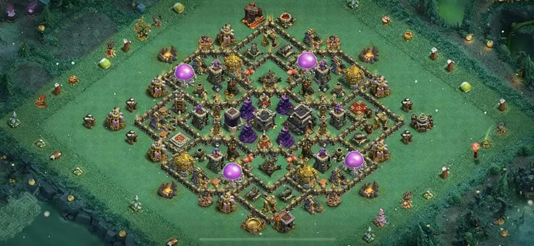 COC Bases: TH9 All Layouts (War, Farming, Defense & More)