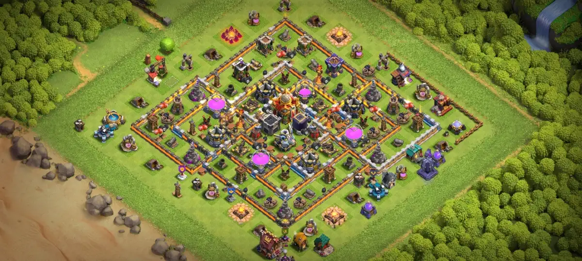 New TH16 Farming Anti 2 star COC base | Naqash layout