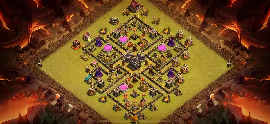 COC Bases: TH9 All Layouts (War, Farming, Defense & More)
